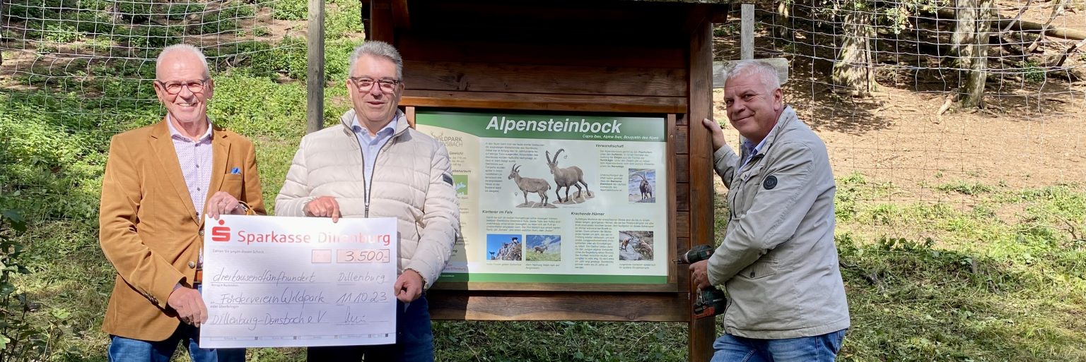 Wildpark erhält neue Beschilderung – WILDPARK DONSBACH – Zur Startseite